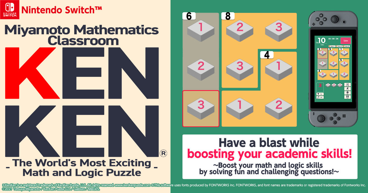 Miyamoto Mathematics Classroom KENKEN - The World's Most Exciting Math ...